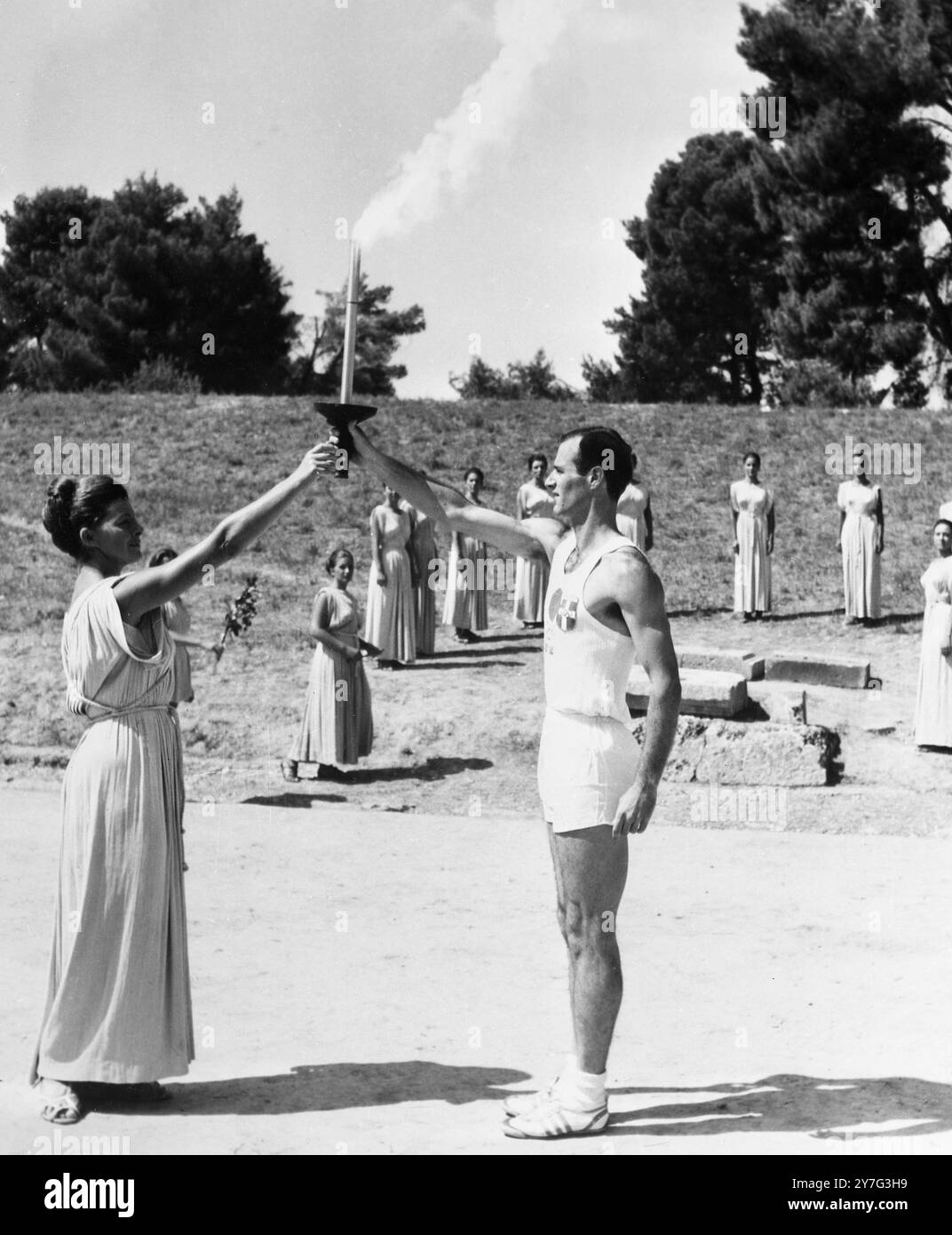 High Priestess Aleca Katselli , an actress in Greek National Theatre ...