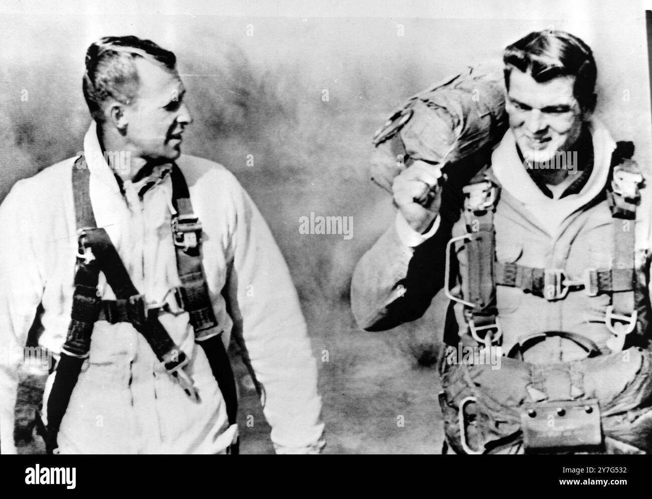 STUNT MEN BOB ALLEN AND ROD PACK IN ARVIN, CALIFORNIA / ; 2 JANUARY ...