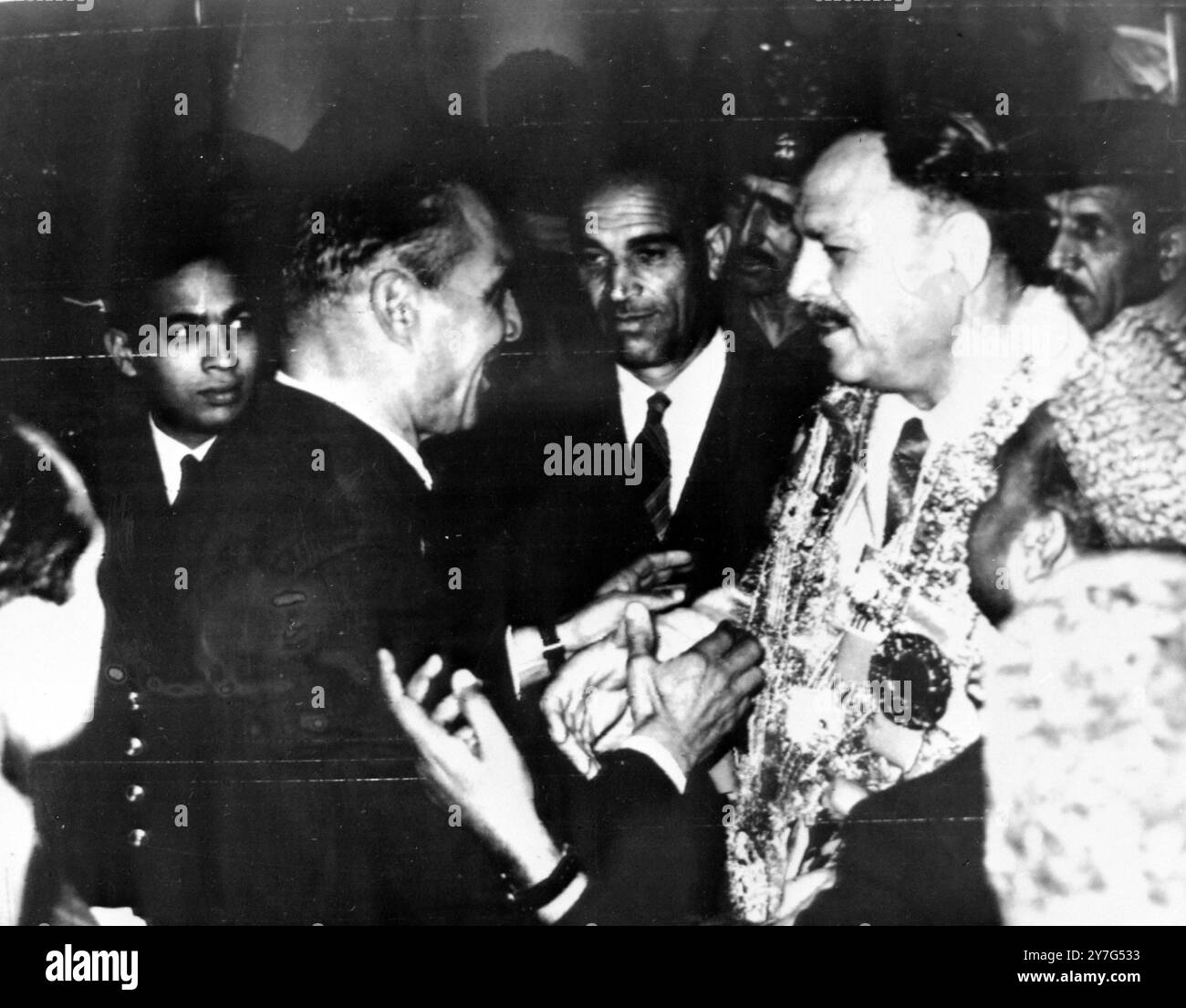 KHURSHEED AHMAD WITH PAKISTANI PRESIDENT MOHAMMAD AYUB KHAN / ; 3 ...