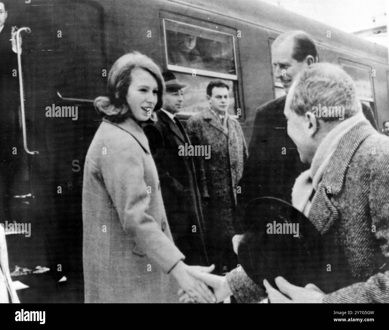 PRINCESS ANNE, PRINCE CHARLES AND PRINCE PHILIP WITH PRINCE FRANZ ...