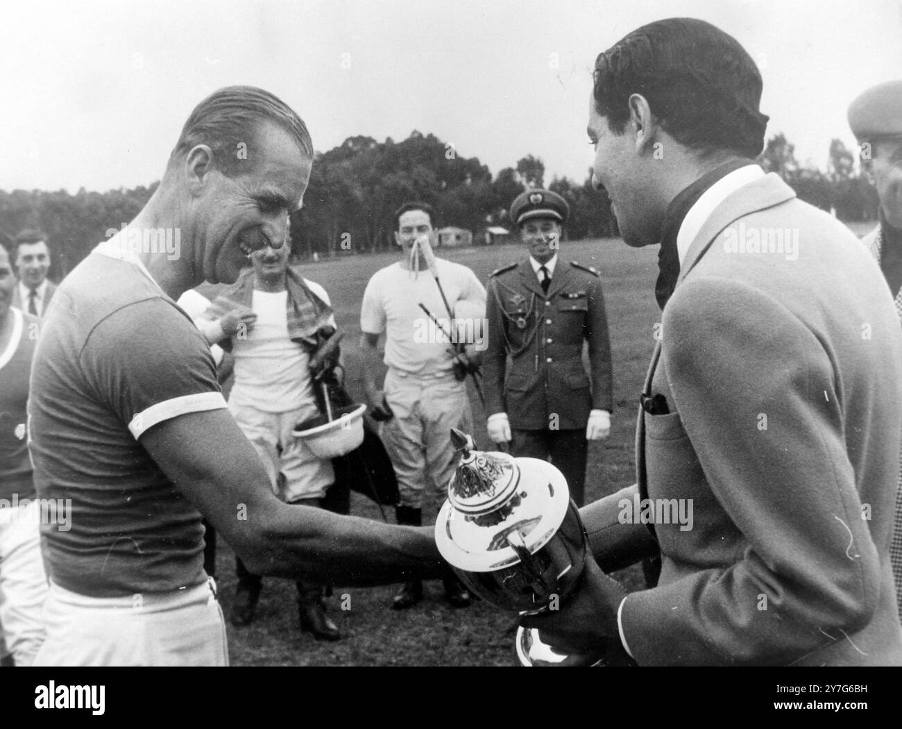 PRINCE ABDULLAH WITH PHILIP PRINCE PLAYING POLO IN RABAT, MOROCCO ; 22 ...
