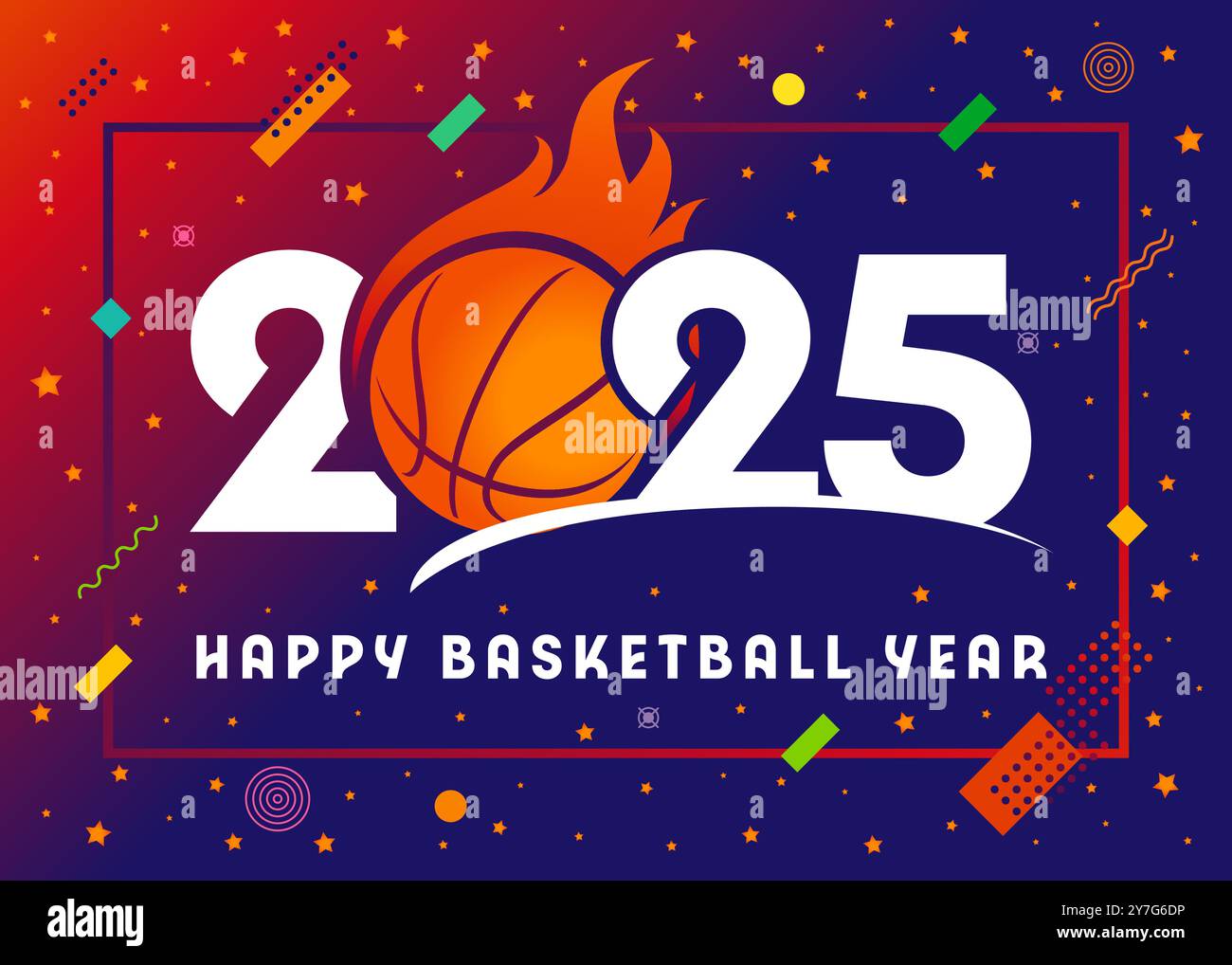 2025 basketball Stock Vector Images - Alamy