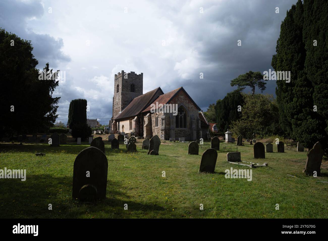 Kirton church Suffolk UK Stock Photo - Alamy