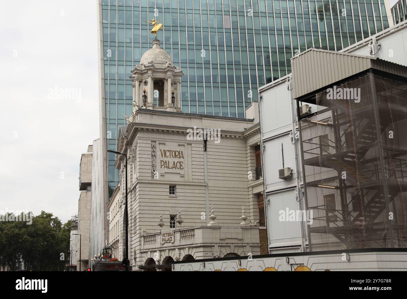 Victoria Palace Theatre, external facade, exterior, daytime, City of London, England, UK, 2024 ...