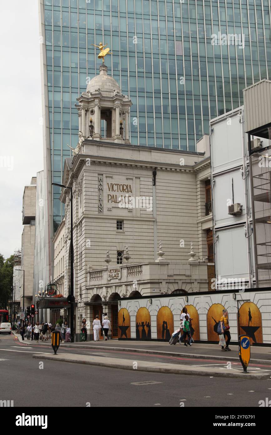 Victoria Palace Theatre, external facade, exterior, daytime, City of London, England, UK, 2024 ...
