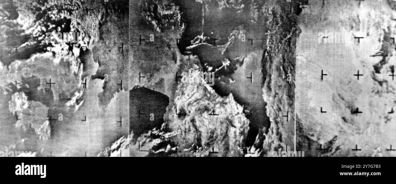 IRELAND ENGLAND FRANCE SPAIN AS SEEN FROM NIMBUS SATELLITE IN ...