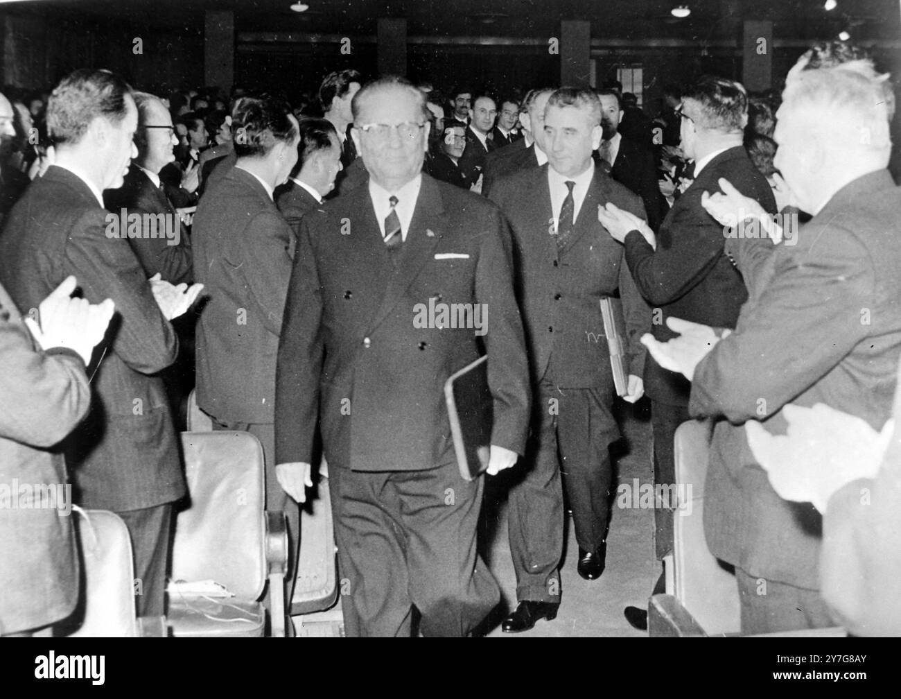 PRESIDENT JOSIP BROZ TITO AT COMMUNIST CONGRESS IN BELGRADE / ; 10 ...