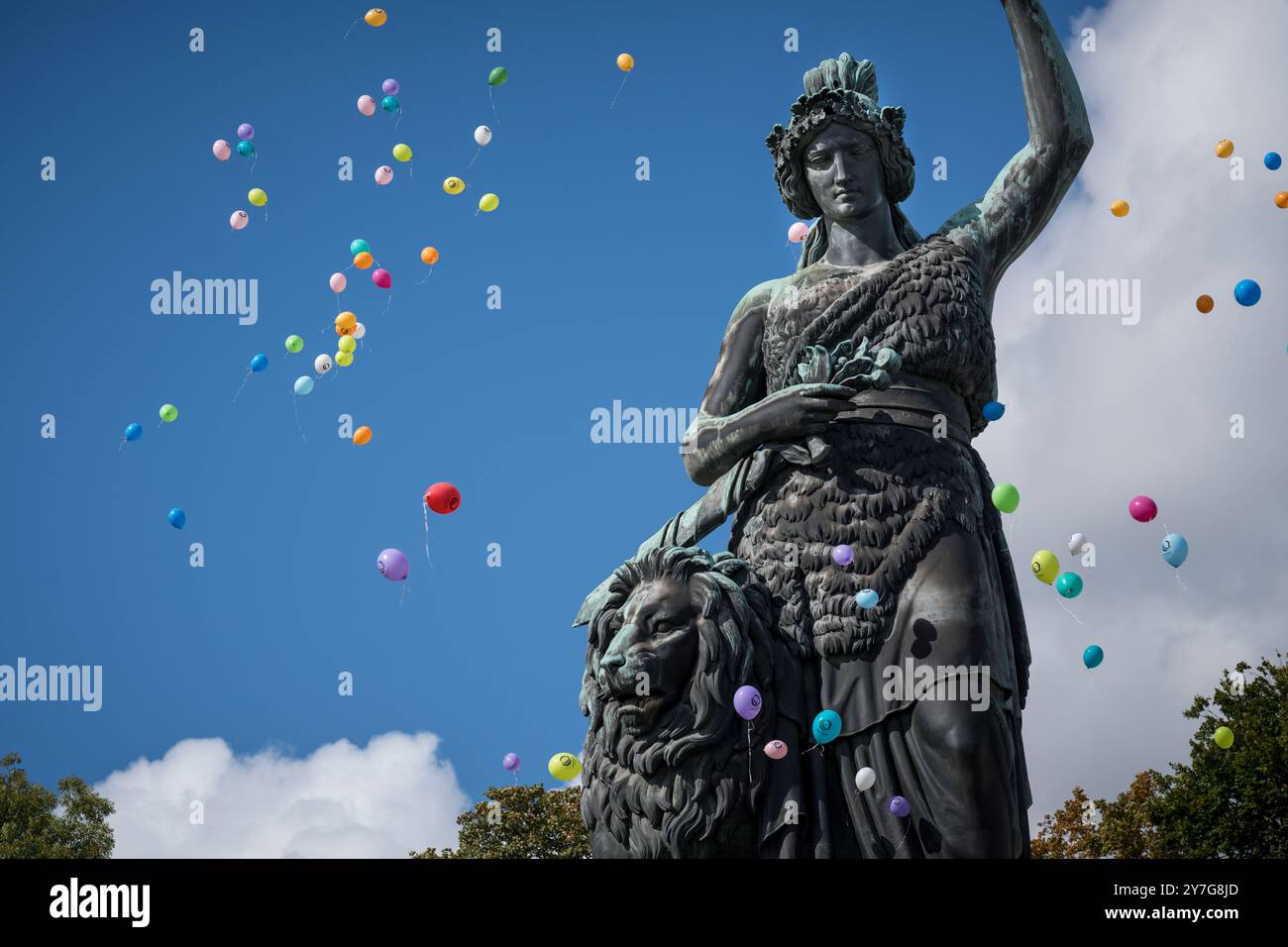 Oktoberfest Bavaria Standkonzert Stock Photo - Alamy