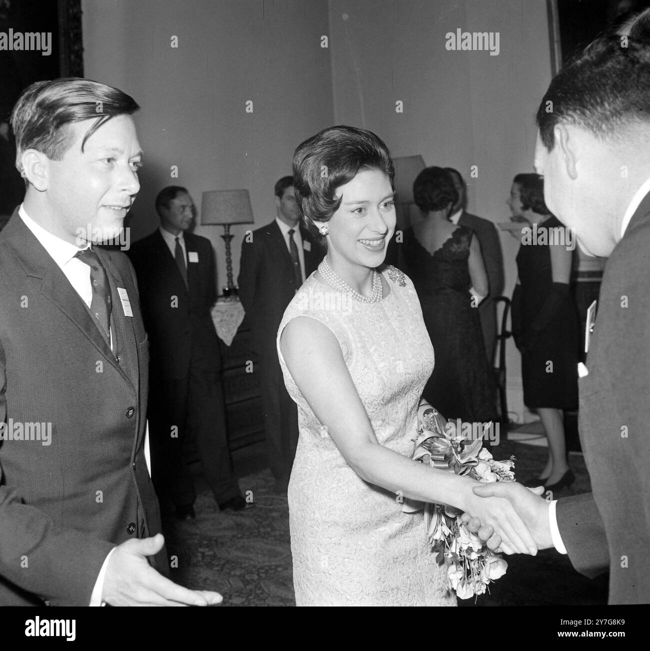 PRINCESS MARGARET ROSE AT VICTORIA CLUB RECEPTION ; 8 DECEMBER 1964 ...