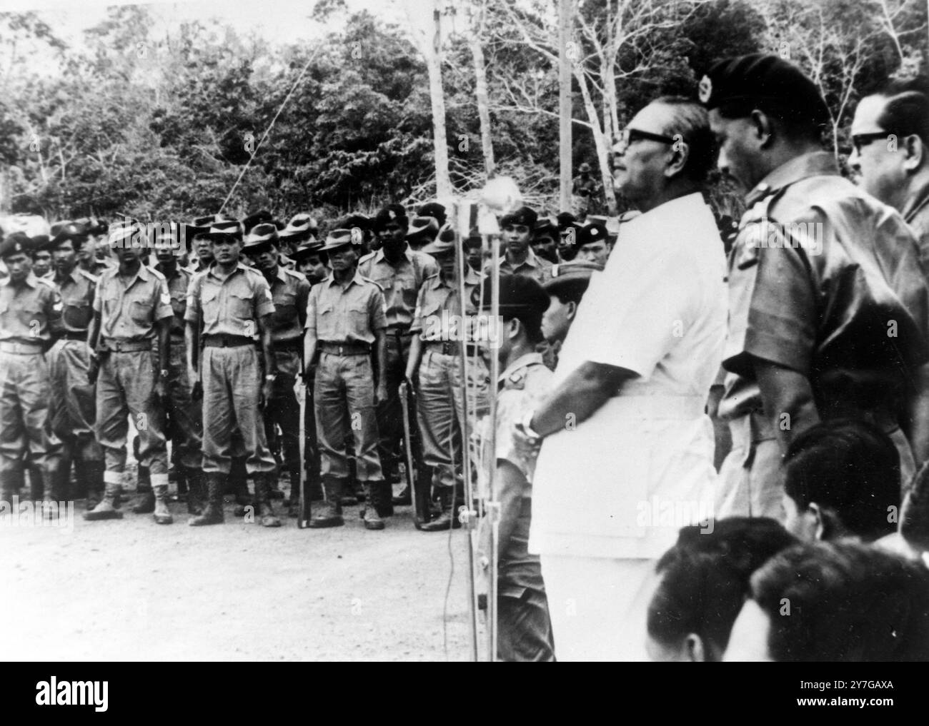 MALAYSIAN PREMIER TUNKU ABDUL RAHMAN SPEAKS IN TAWAU / ; 2 DECEMBER ...