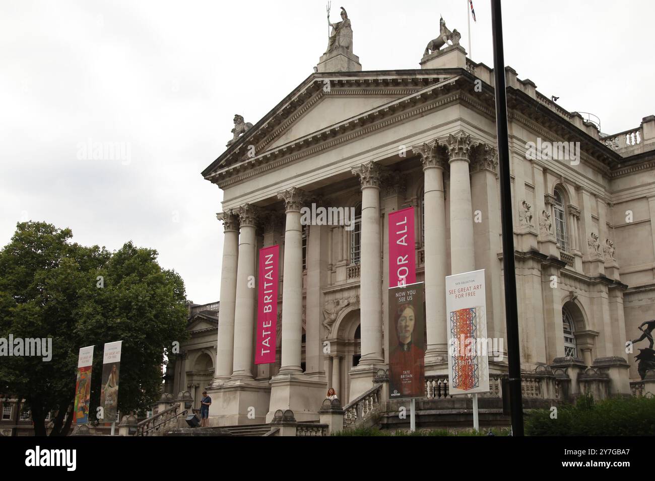 Tate Gallery, City of London, England, UK, September 2024 Stock Photo ...