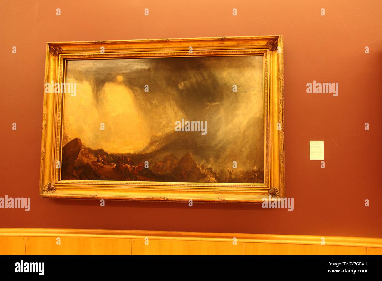 JMW Turner, Hannibal and his army crossing the Alps, Tate Gallery ...