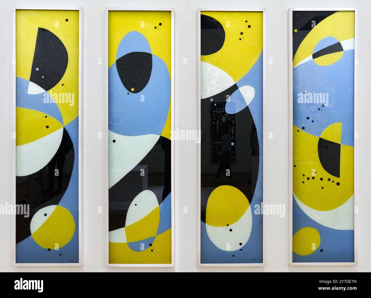 Armadio 1, Armadio 2, 1956, Tempera sur verre, Gianni Monnet, 1912 ...