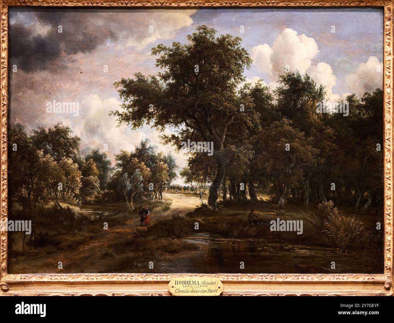 Le Chemin dans la forêt, vers 1658-1709, Meindert Hobbema, (Amsterdam ...