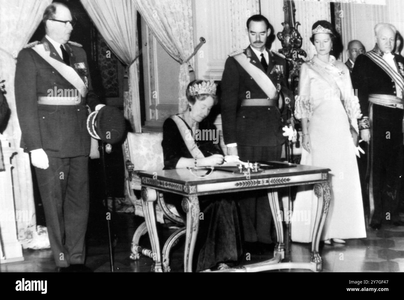 GRAND DUCHESS JOSEPHINE WITH GRAND DUKE JEAN DK TAKES OATH OF OFFICE IN ...