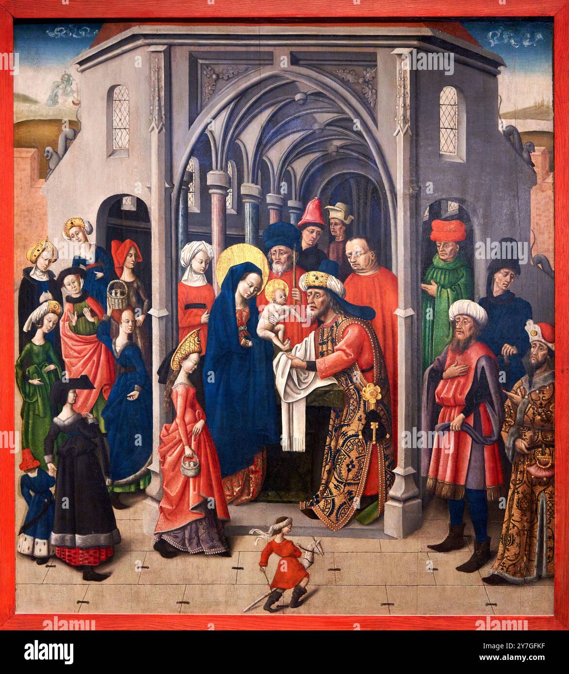 The Presentation in the Temple, Paint on wood panel, about 1450-1475 ...