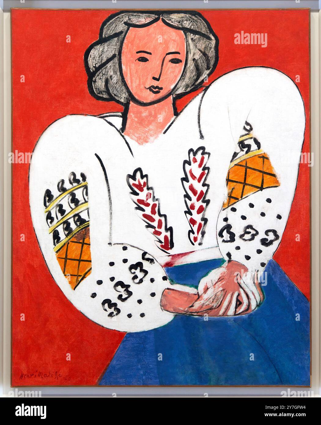 La Blouse roumaine, 1940, Henri Matisse, 1869, Le Cateau-Cambrésis ...