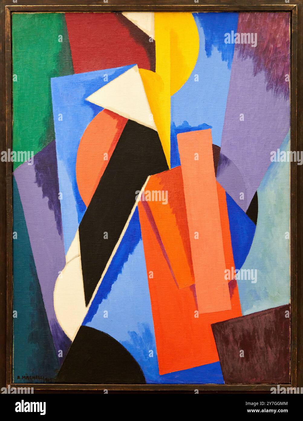 Peinture n° 530, 1915, Alberto Magnelli, 1888, Florence (Italie) - 1971 ...