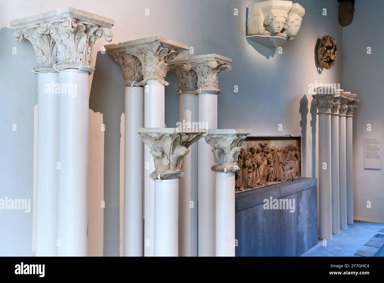 The cloister of Saint-Martin-des-Champs, The priory's refectory, around ...