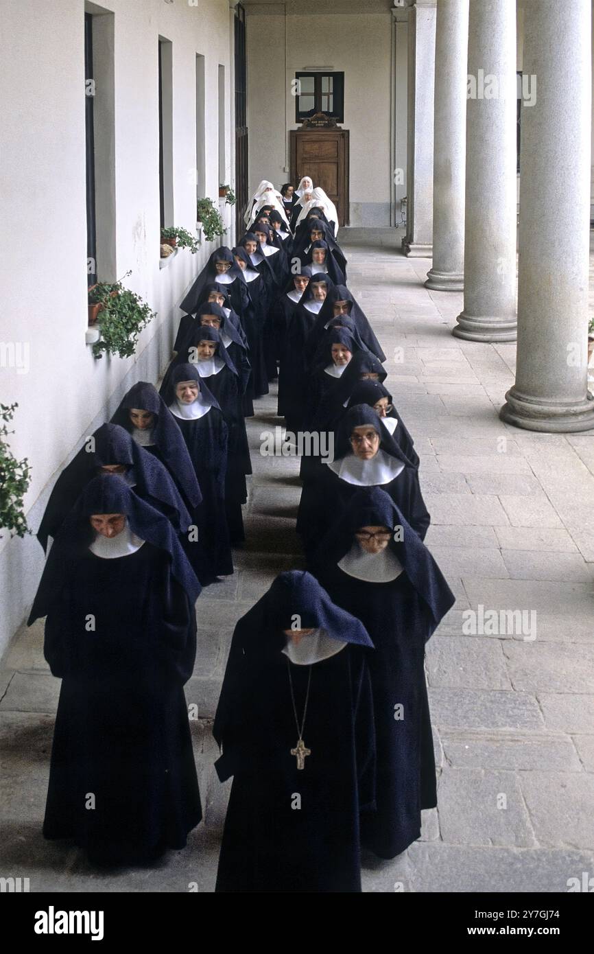 Italy Piedmont Orta Saint giulio Island nuns of enclosure in the ...