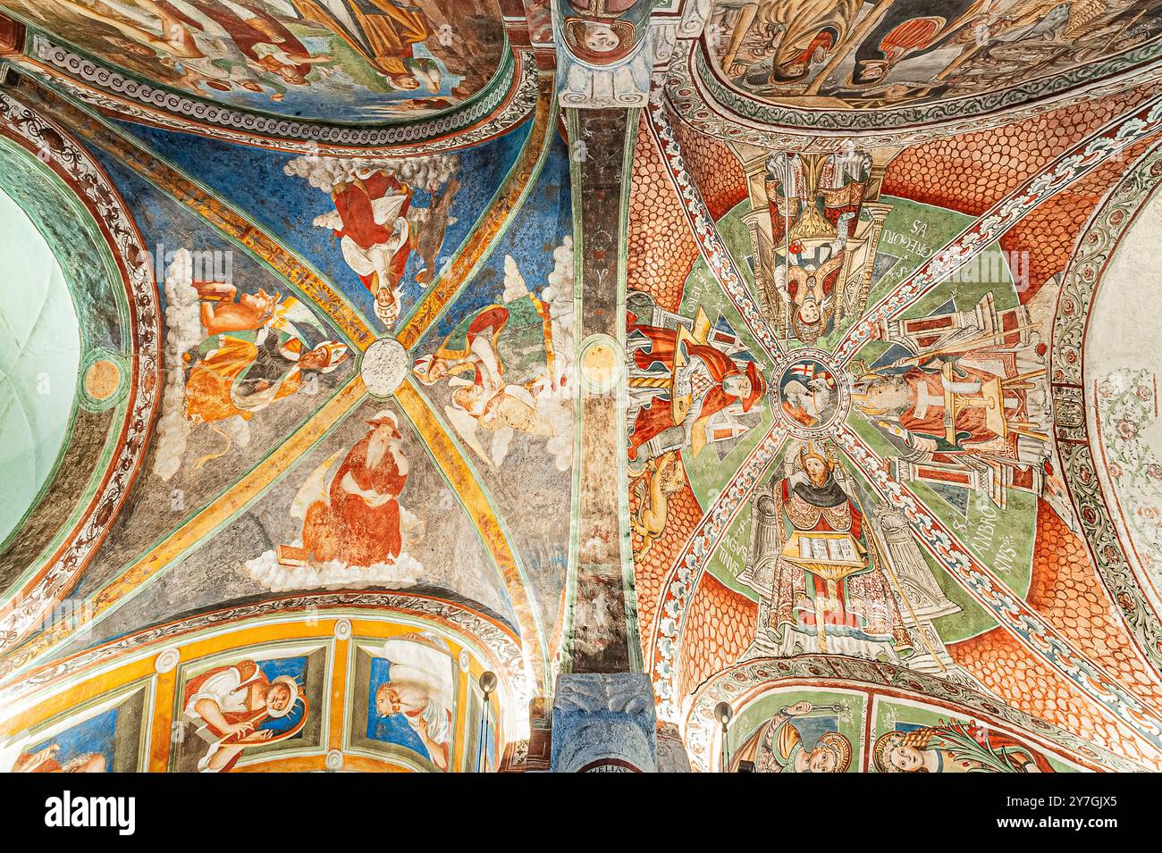 Italy Piedmont Province of Novara Orta - San Giulio Island - basilica ...