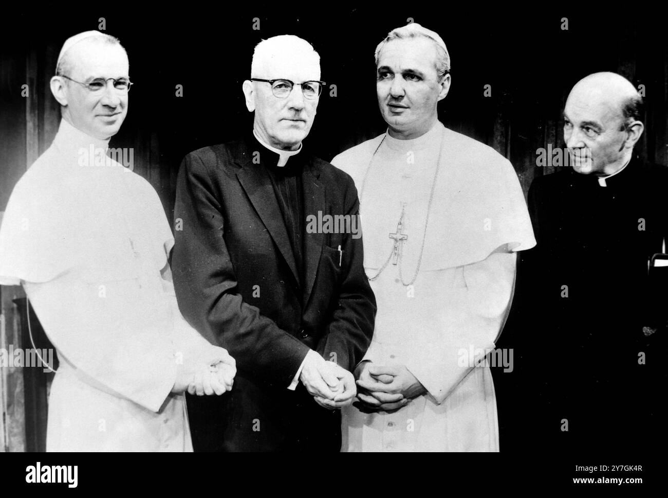 SAM HAIGLER ACTOR AS CARDINAL MILLIONAIRE AND A J EMBIE PLAYS POPE PIUS ...