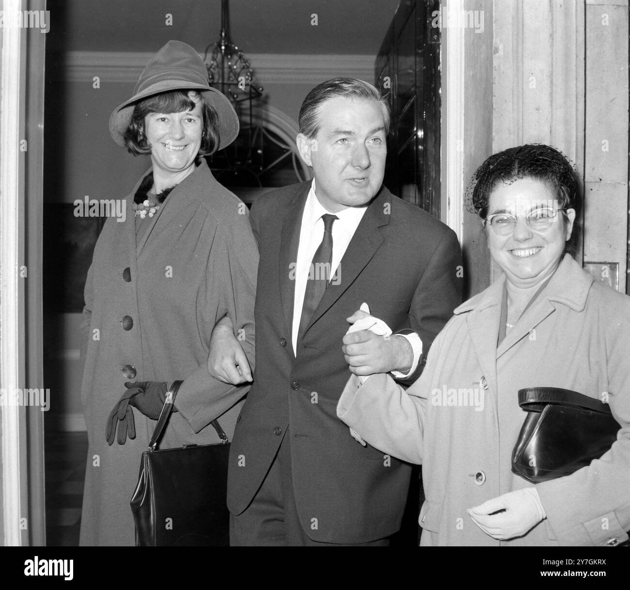 MRS BOTTOMLEY, JAMES CALLAGHAN WITH WIFE AT NO 10 DOWNING STREET IN ...