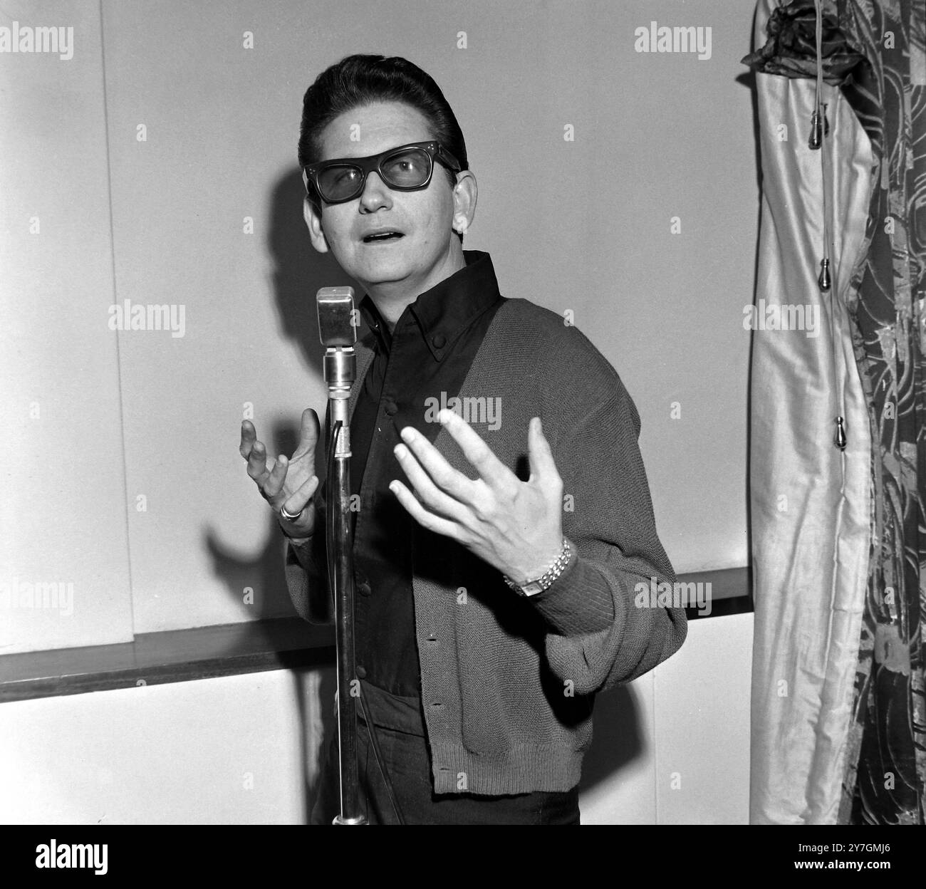 14 OCTOBER 1964 Singer Roy Orbison who is on a seven day tour of London ...