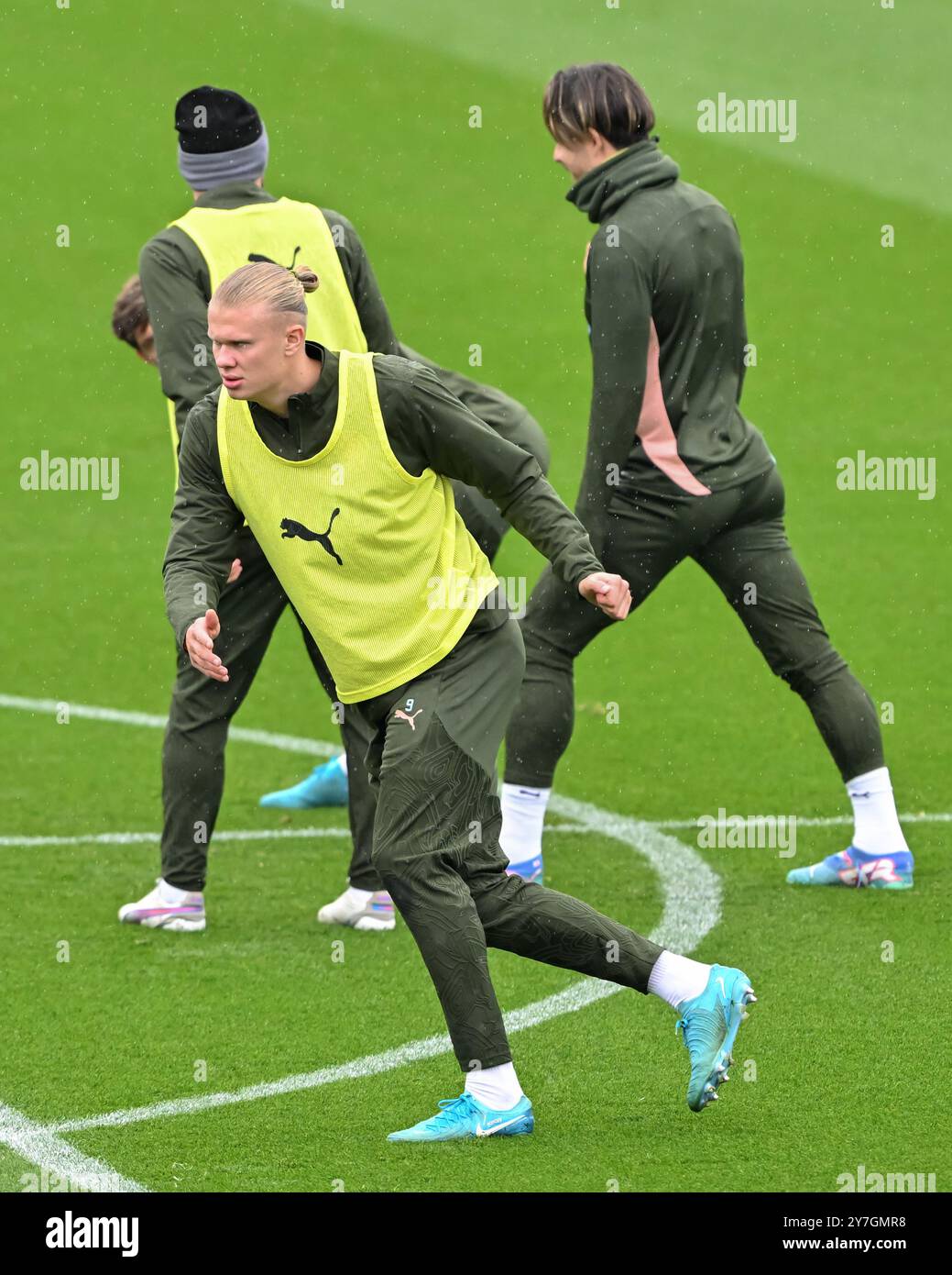 Erling Haaland of Manchester City during the Manchester City open ...