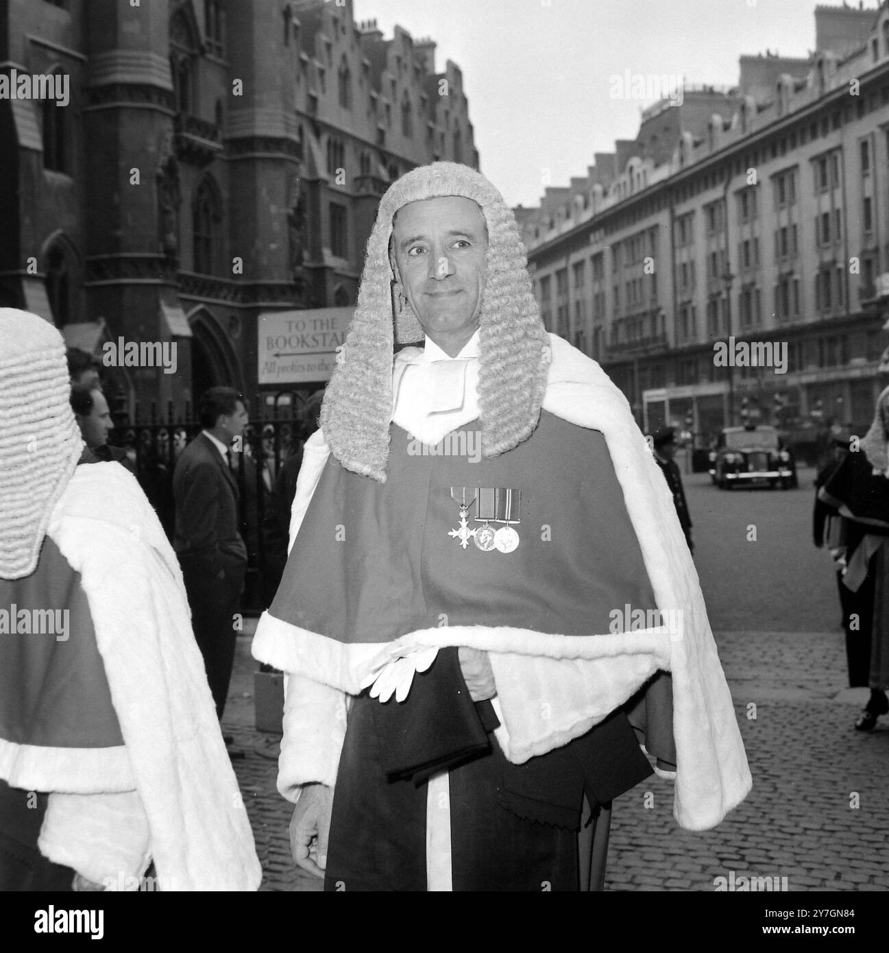 ALAN MOCATTA JUDGE AND BERNARD MACKENNA / ; 9 OCTOBER 1964 Stock Photo ...