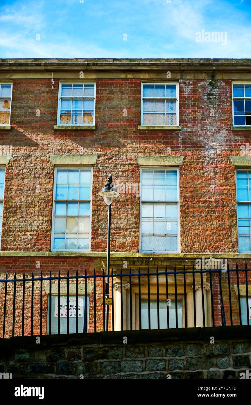 Empty Georgian houses on Winckley Square,Preston,UK Stock Photo - Alamy