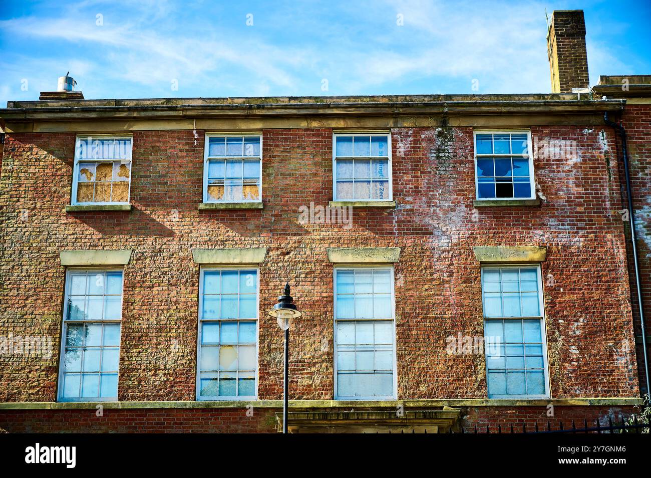 Empty Georgian houses on Winckley Square,Preston,UK Stock Photo - Alamy