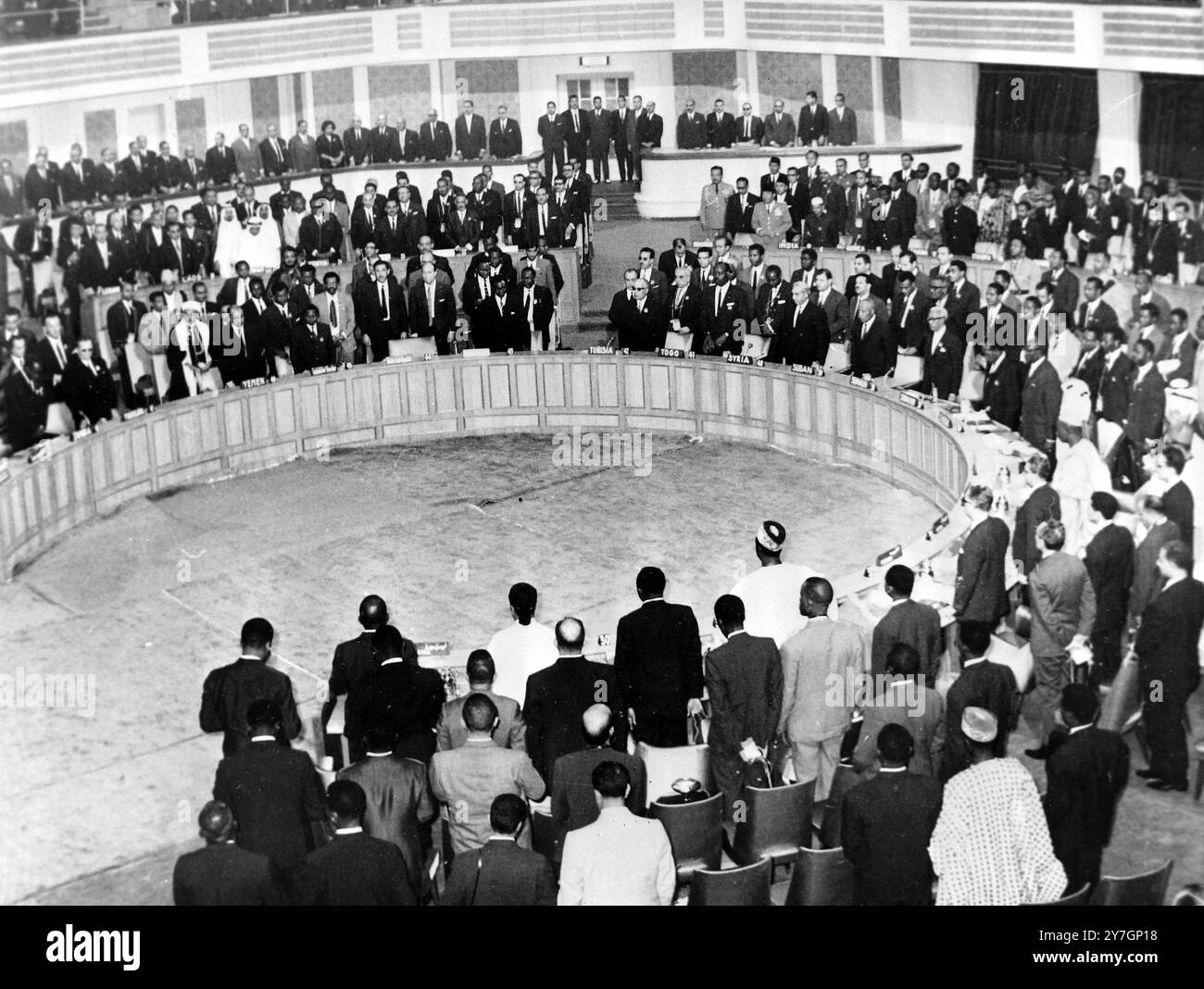 NON-ALIGNED NATIONS SUMMIT CONFERENCE IN CAIRO / ; 6 OCTOBER 1964 Stock ...
