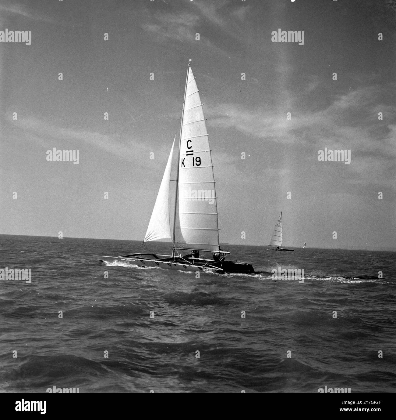 YACHTS BRITISH EMMA HAMILTON US SEALION 4TH CATAMARAN CHALLENGE ; 6 ...