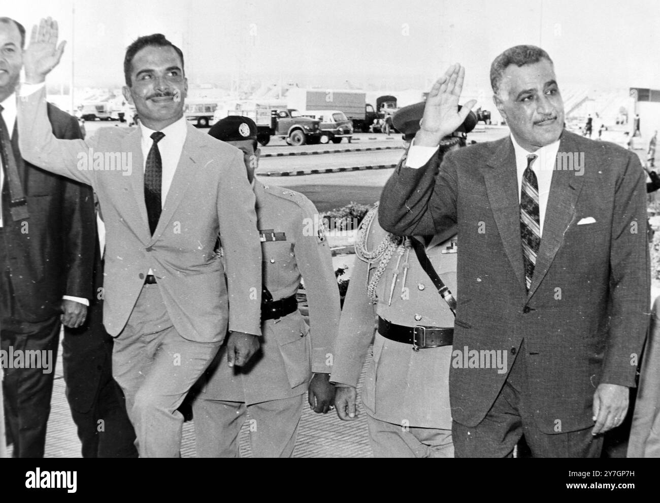 King hussein in cairo Black and White Stock Photos & Images - Alamy