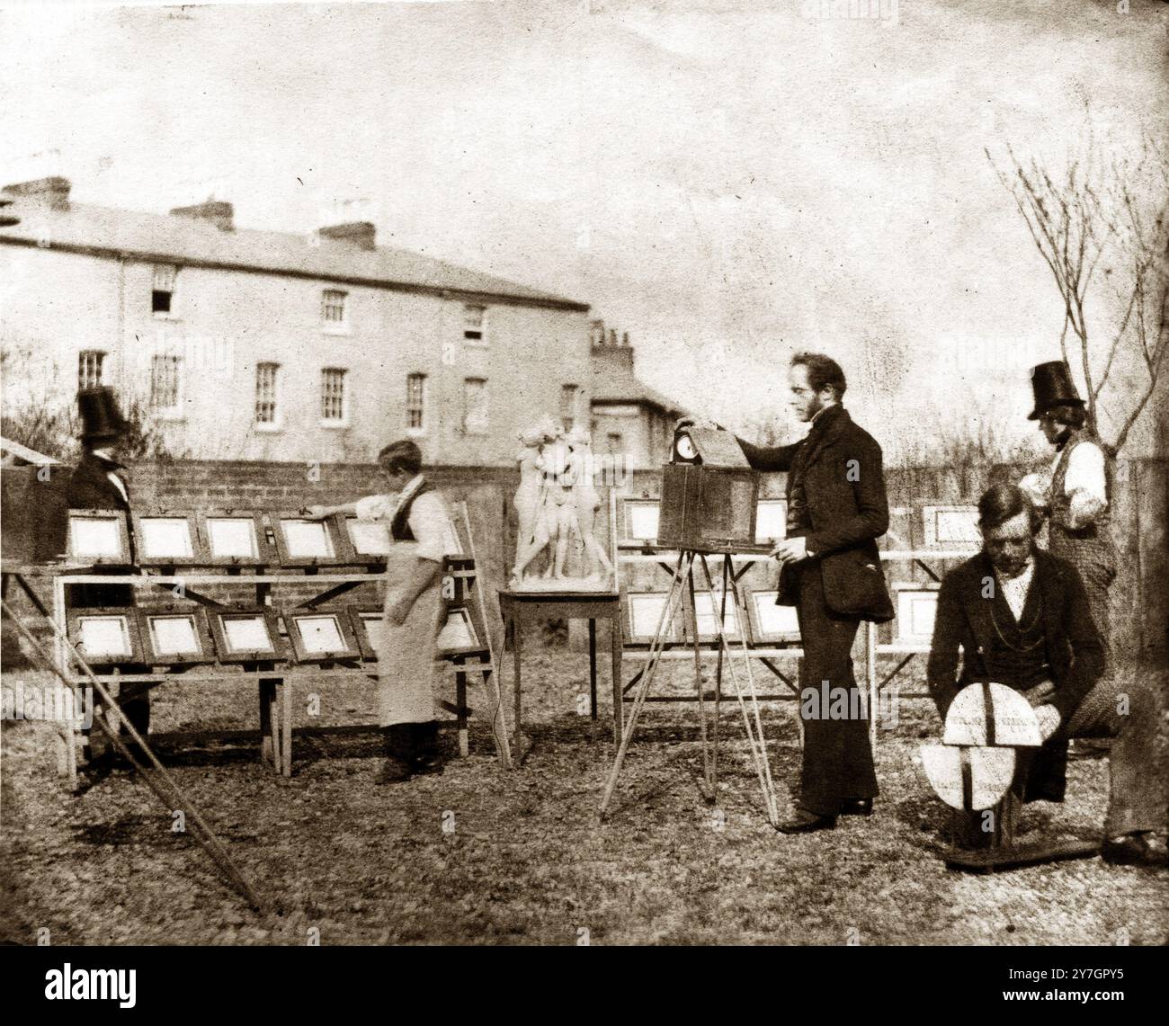 William Henry Fox Talbot and Nicolaas Henneman at the Reading establishment, 1846 - WILLIAM ...