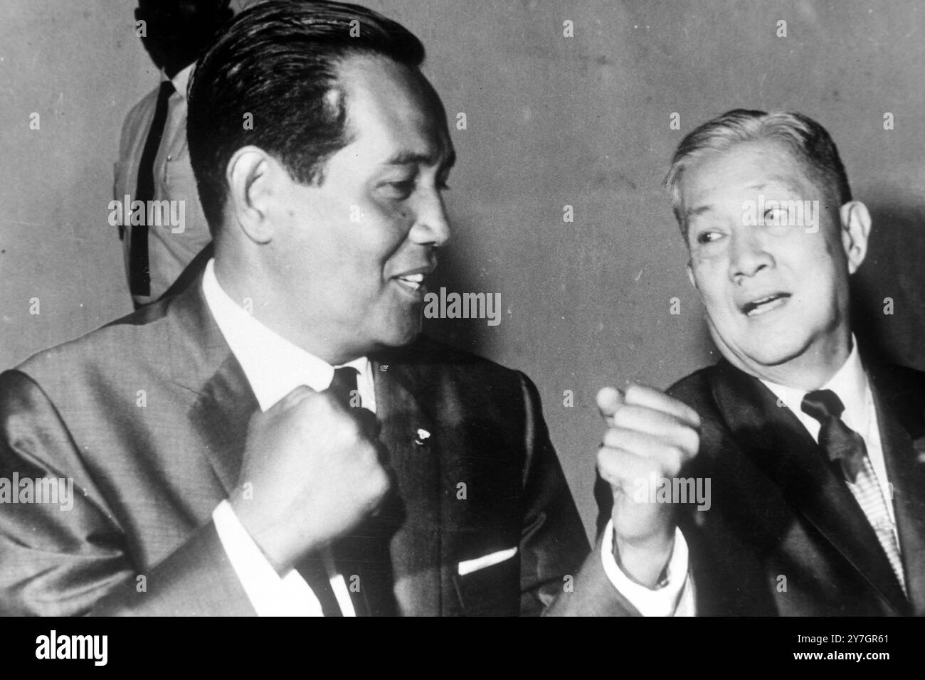 DIOSDADO MACAPAGAL PRESIDENT OF PHILIPPINE WITH YULO JOSE IN MANILA ...