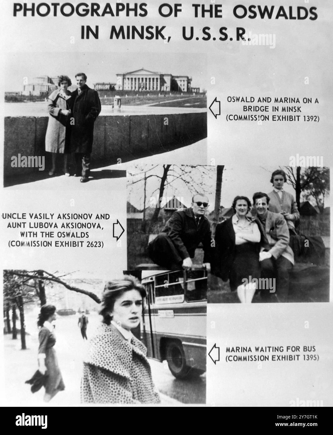 LEE HARVEY OSWALD WITH WIFE IN RUSSIA / ; 27 SEPTEMBER 1964 Stock Photo - Alamy