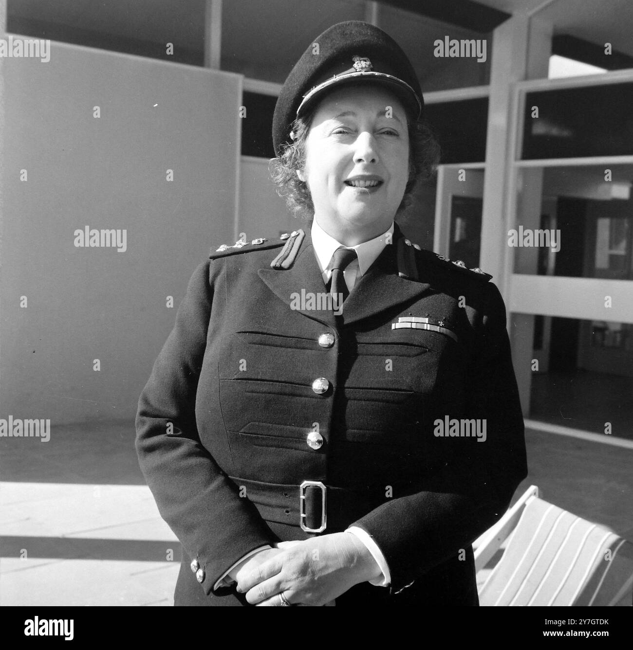 LUCY DAVIES COLONEL OF WRAC IN GUILDFORD / ; 23 SEPTEMBER 1964 Stock ...