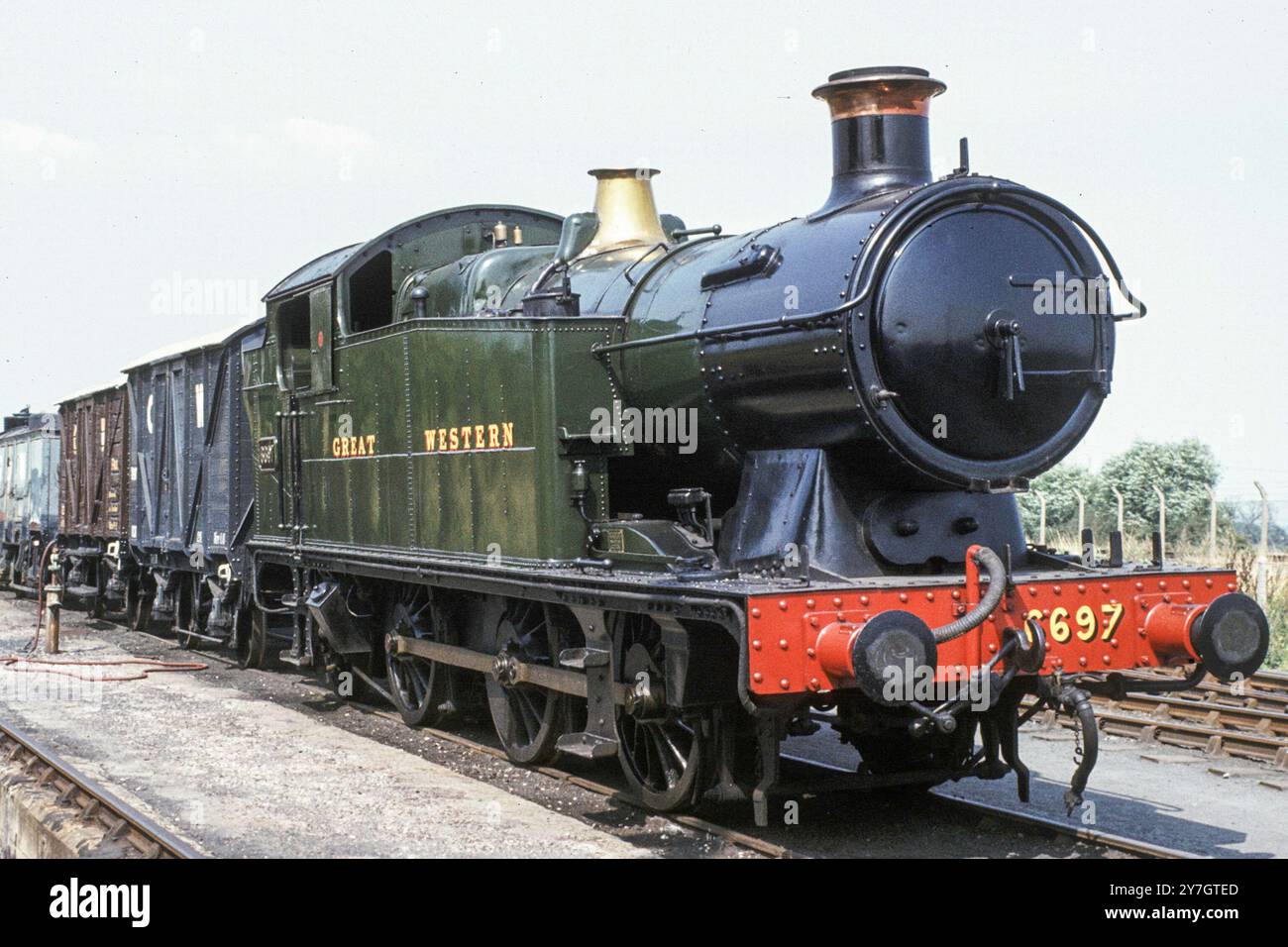 GWR 6697 at Didcot Railway Centre Stock Photo - Alamy