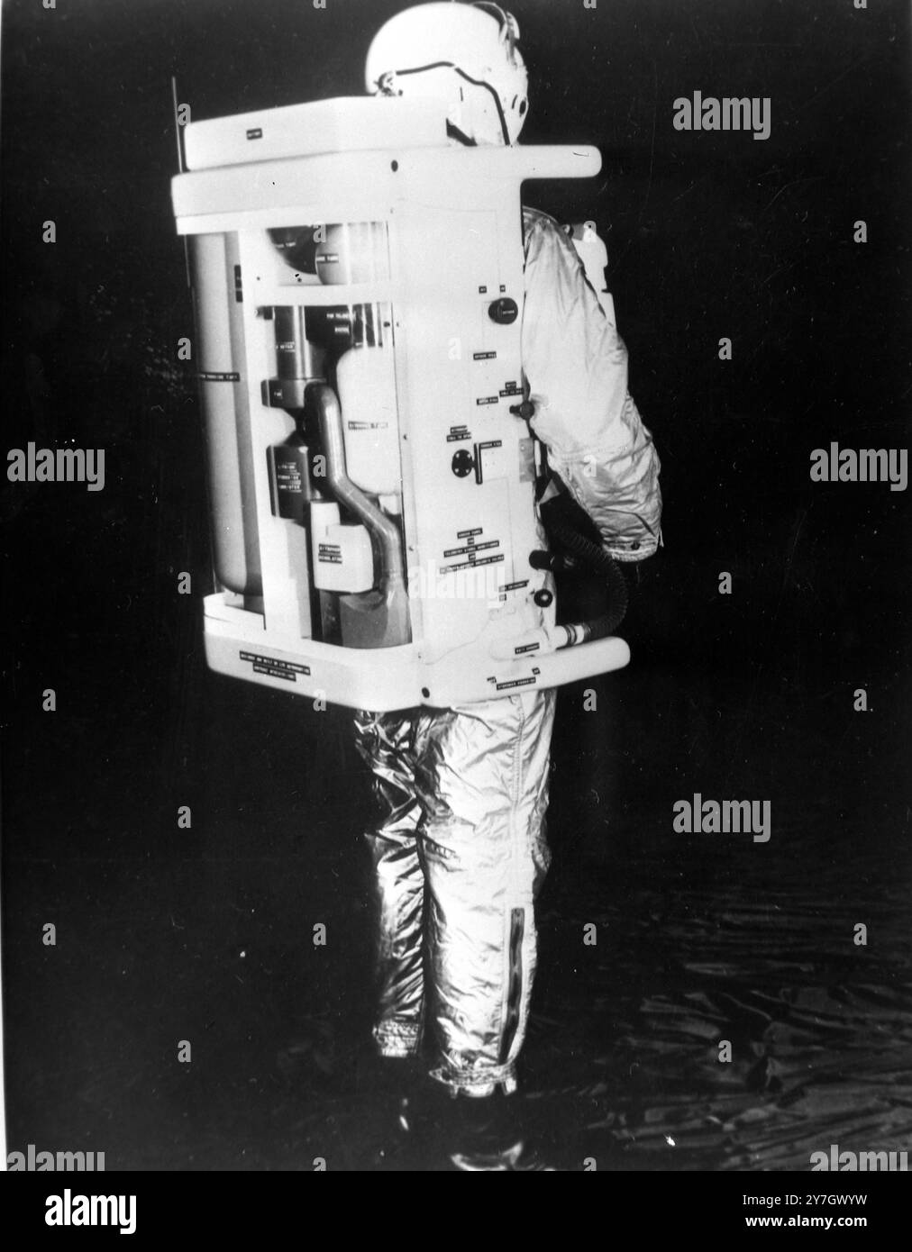 SPACE TRAVEL FULL SCALE MODEL SPACE PACK DEVELOPING GEMINI ; 15 SEPTEMBER 1964 Stock Photo - Alamy
