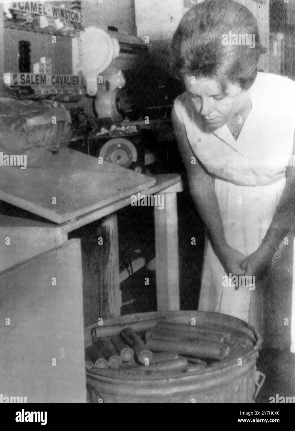 JEANETTE JOHNSON WITH DYNAMITE DUSTBIN IN BIRMINGHAM, ALABAMA / ; 9 ...