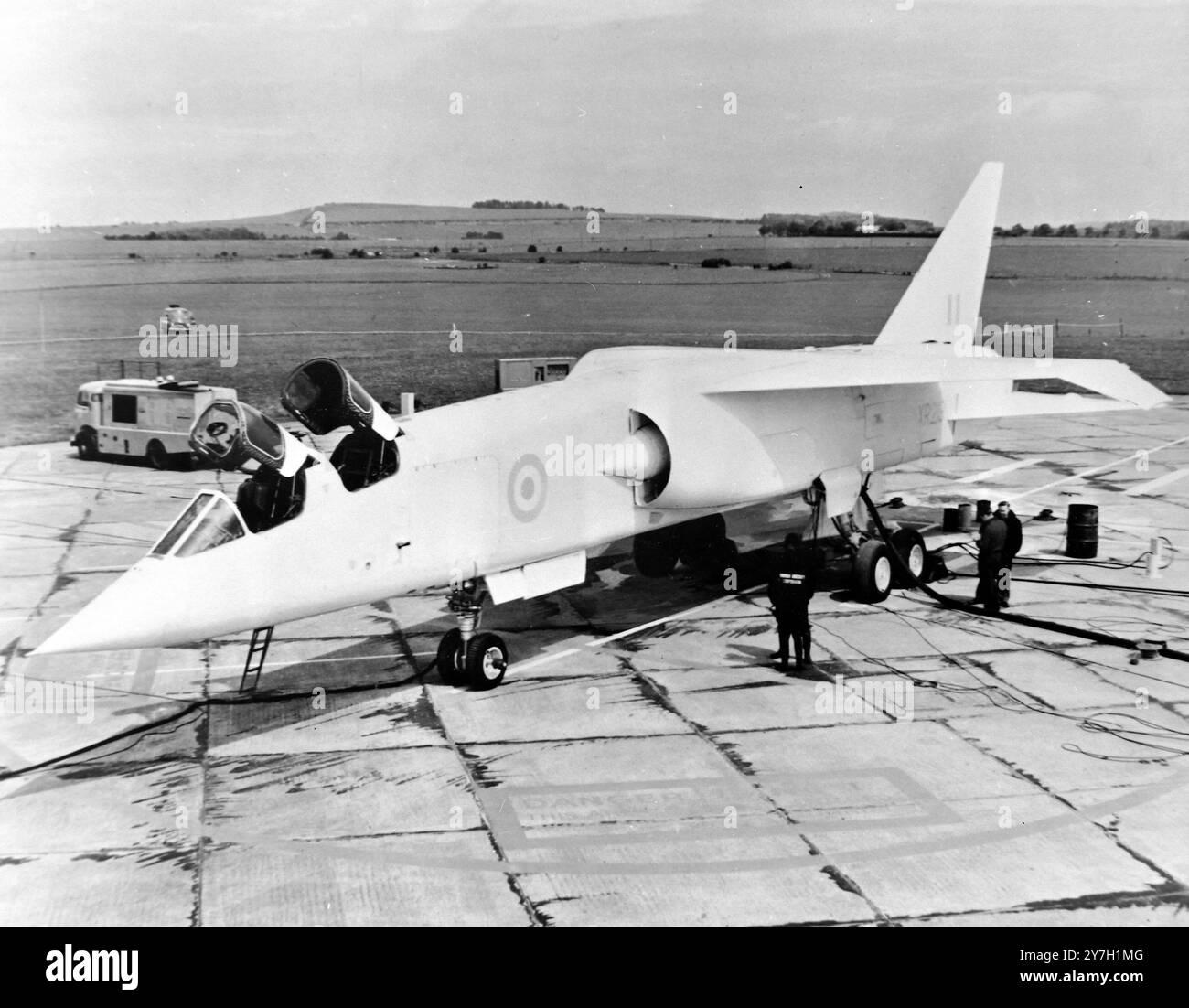 AVIATION TSR-2 JET PLANE IN BOSCOMBE DOWN ; 4 SEPTEMBER 1964 Stock ...