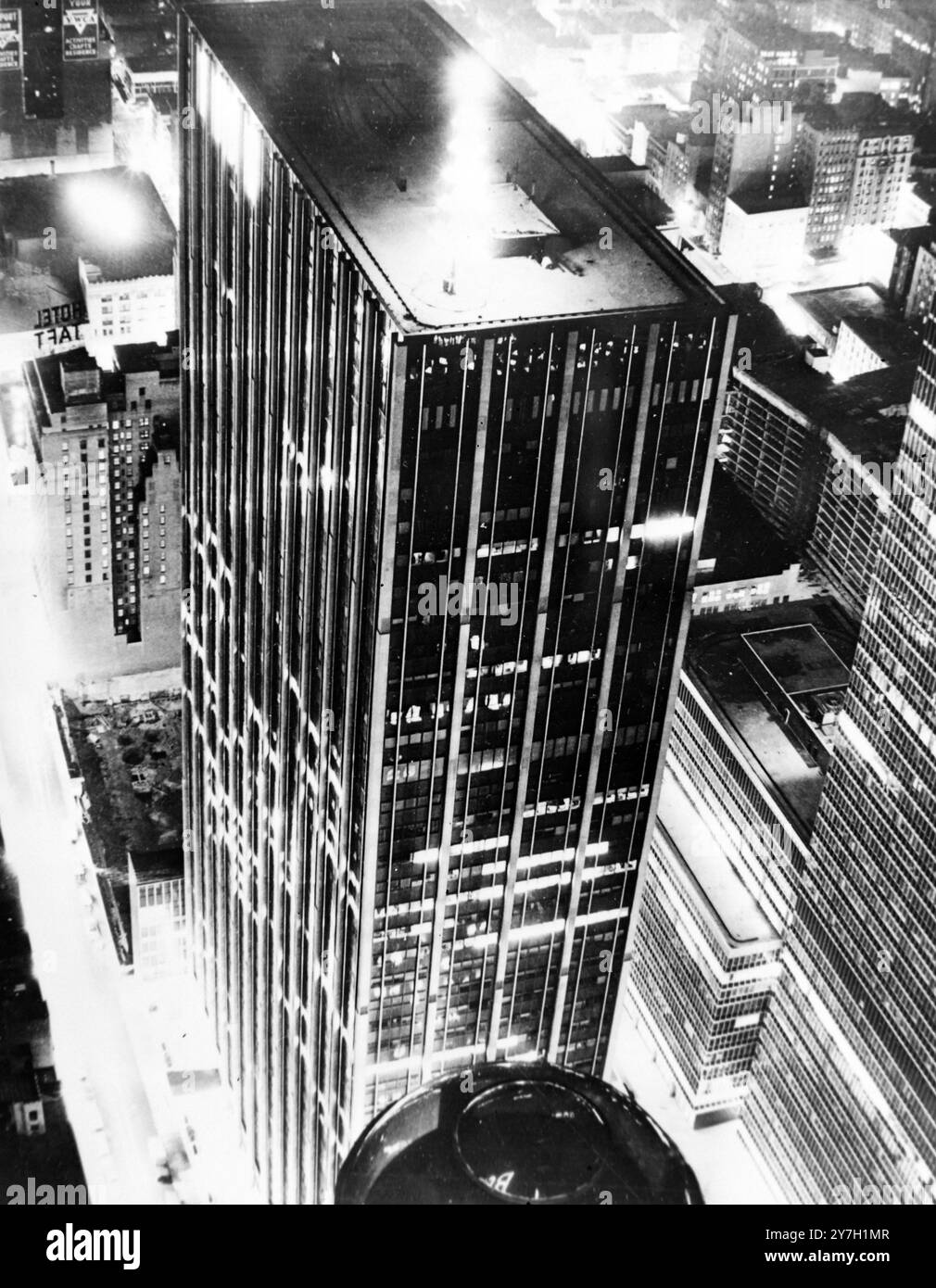 NEW YORK TIME & LIFE BUILDING ; 4 SEPTEMBER 1964 Stock Photo - Alamy