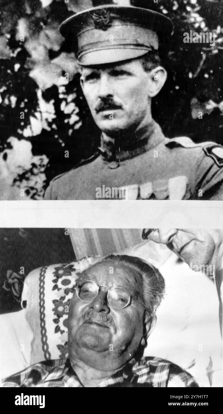 SERGEANT ALVIN CULLUM YORK DEAD IN NASHVILLE ; 2 SEPTEMBER 1964 Stock ...