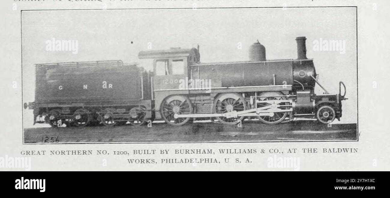 Great Northern no. 1200, built by BURNHAM, WILLIAMS & CO., AT THE ...
