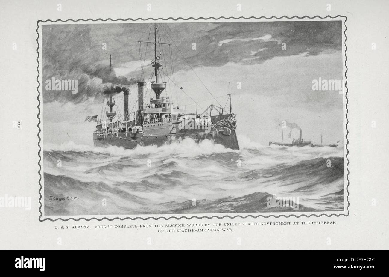 U. S. S. Albany Bought by the US government at the outbreak of the ...