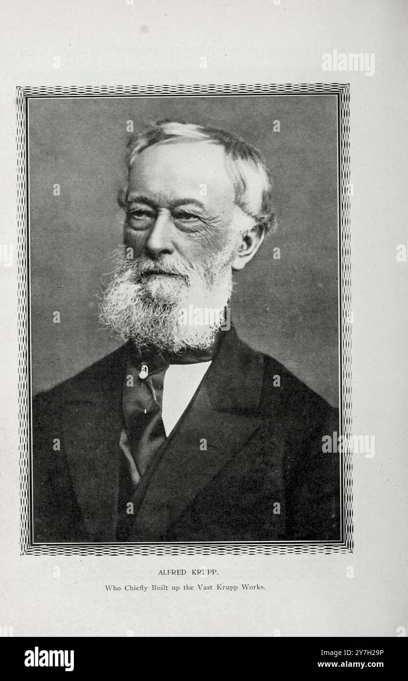 ALFRED KRUPP portrait from the Article THE FOUNDERS OF THE KRUPP ...