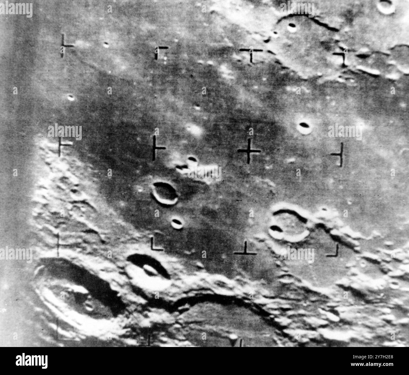 MOON RANGER 7 PICTURES ; 30 AUGUST 1964 Stock Photo - Alamy