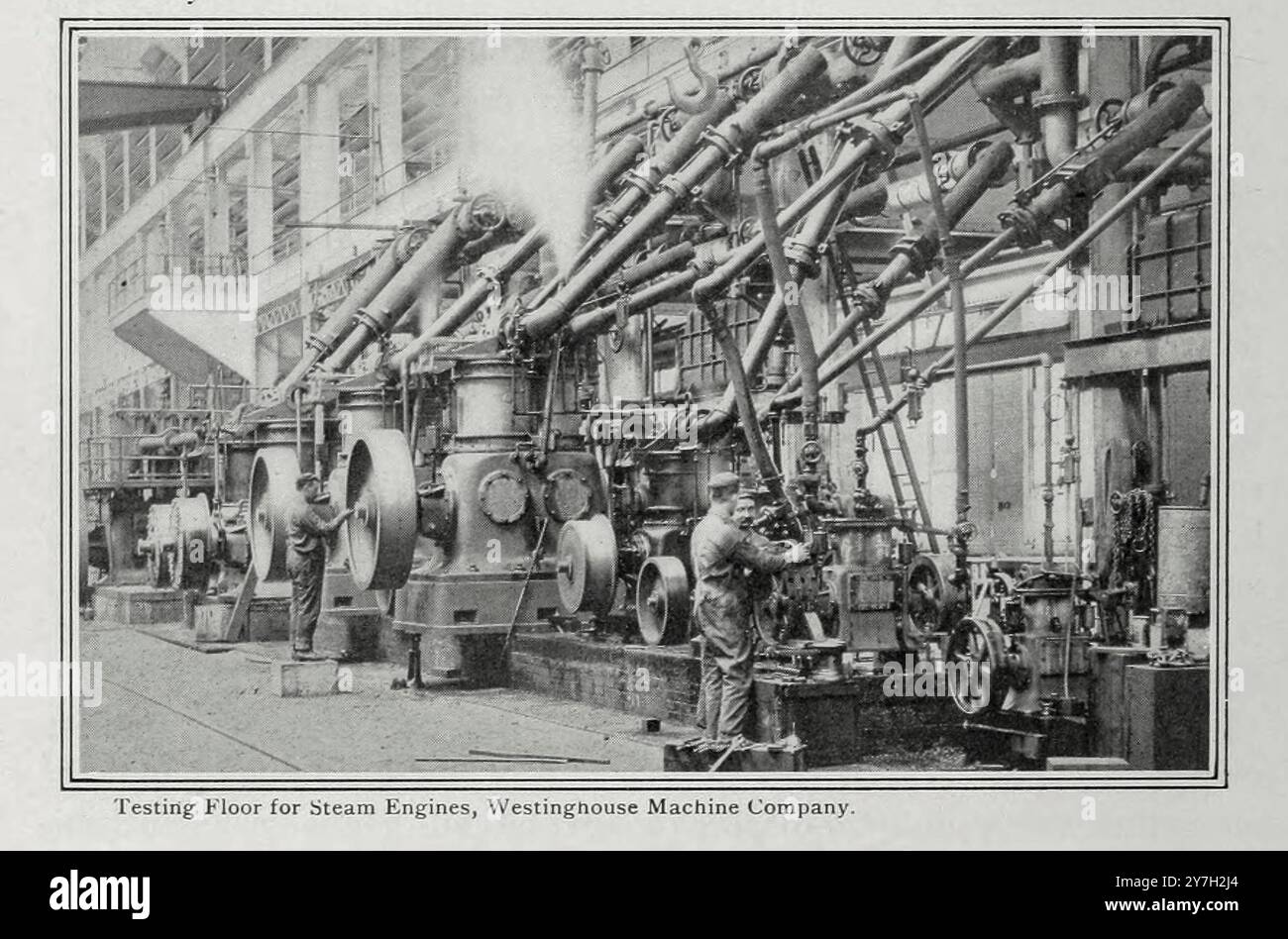 Testing floor for steam engines Westinghouse Machine Company from the ...